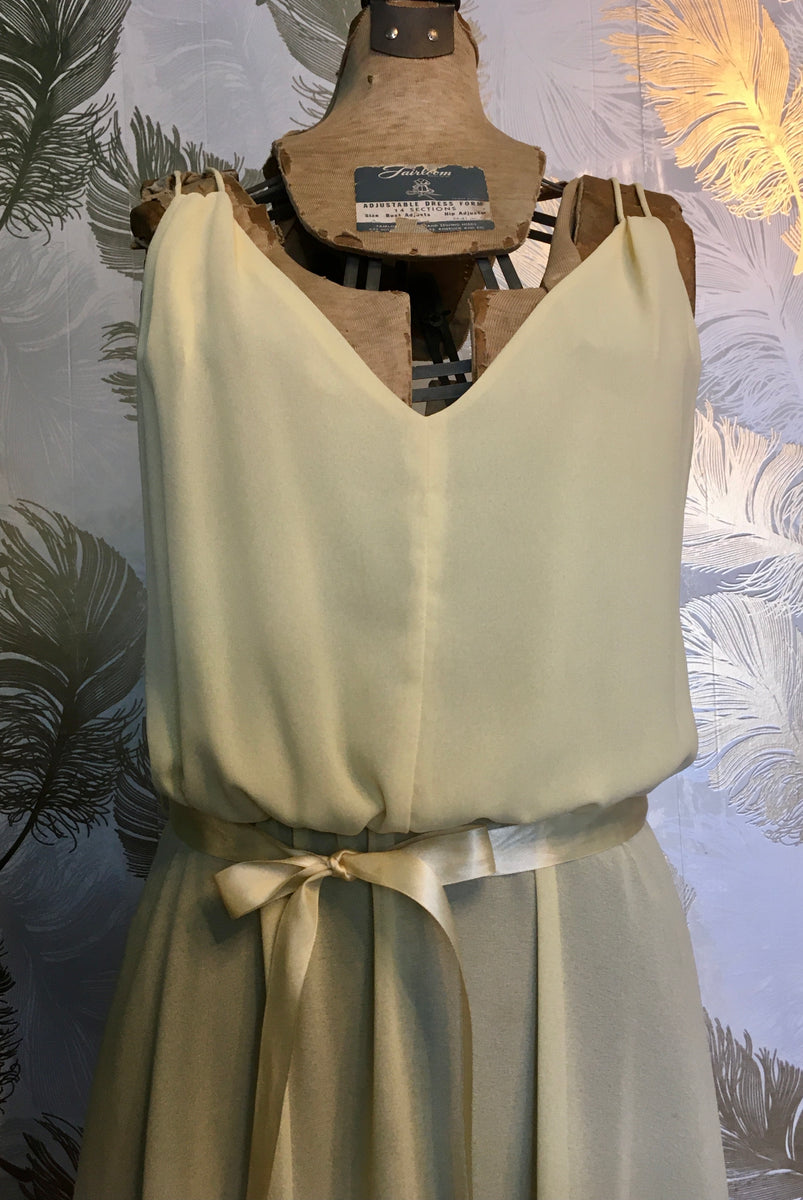 Yellow Sheer Sunshine Dress – atomicbombshellvintage